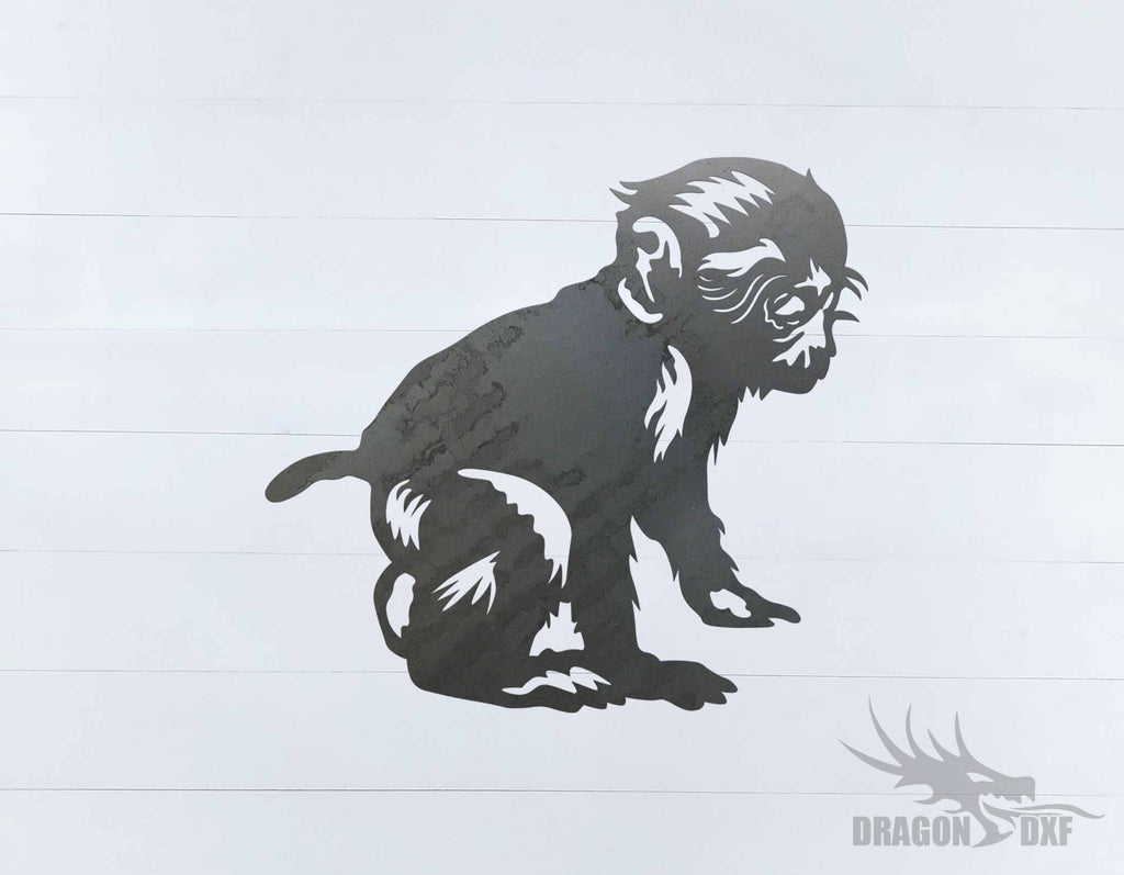 Animal - Monkey 3 Design - DXF Download — DragonDXF