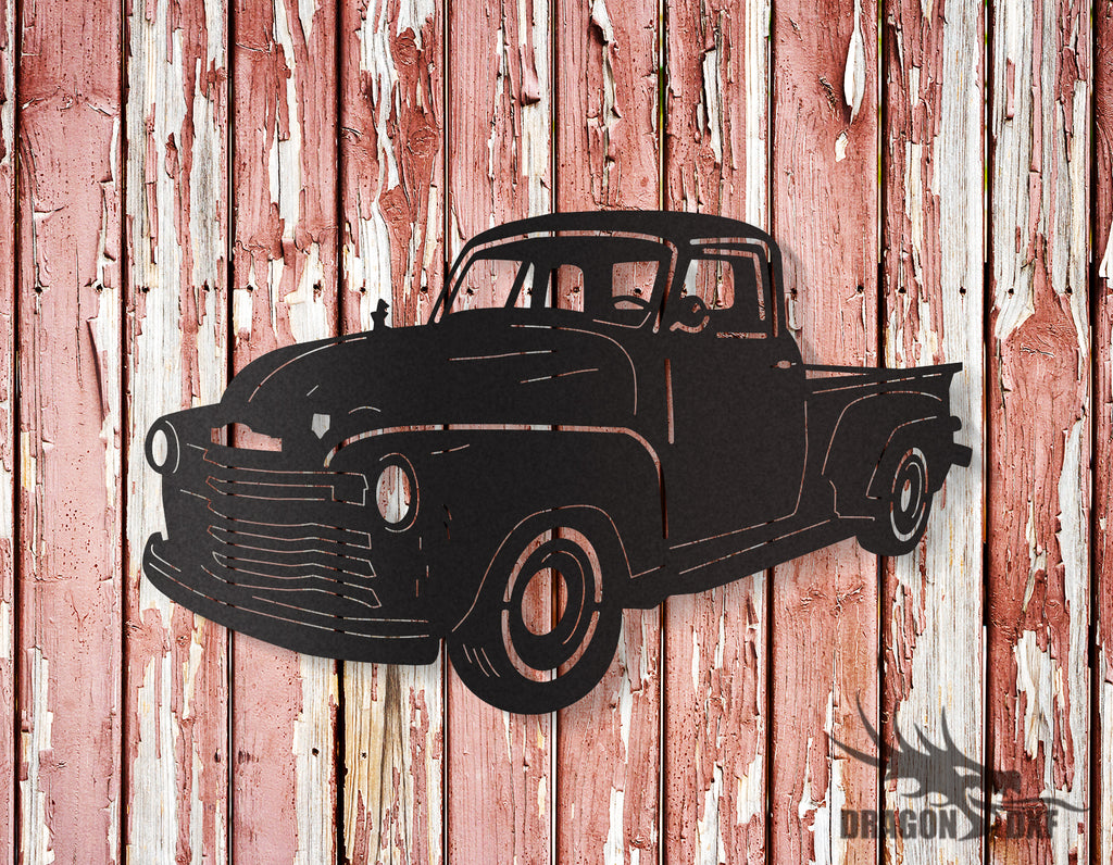1951 Chevrolet Pick up - DXF Download — DragonDXF