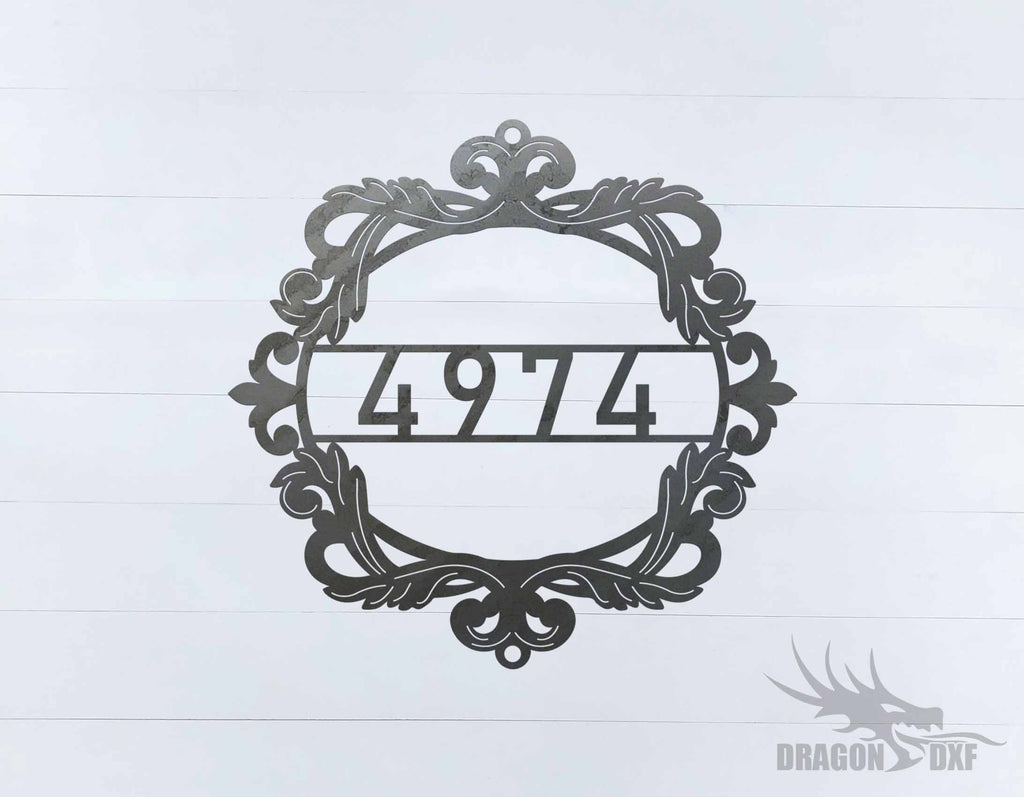 Address Sign 3 - DXF Download — DragonDXF