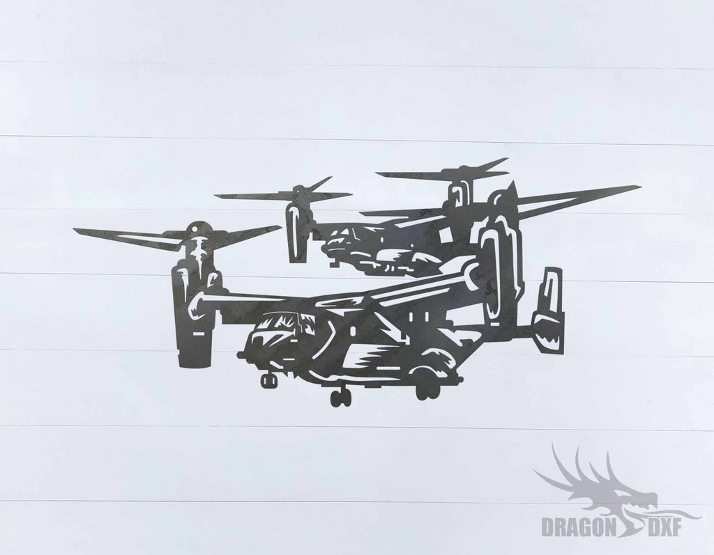 Aircraft Design 18 - DXF Download — DragonDXF