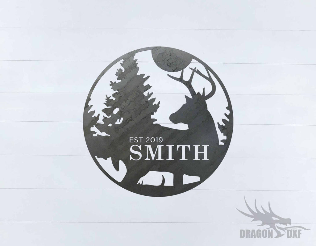 Animal Address Sign 3 - DXF Download — DragonDXF