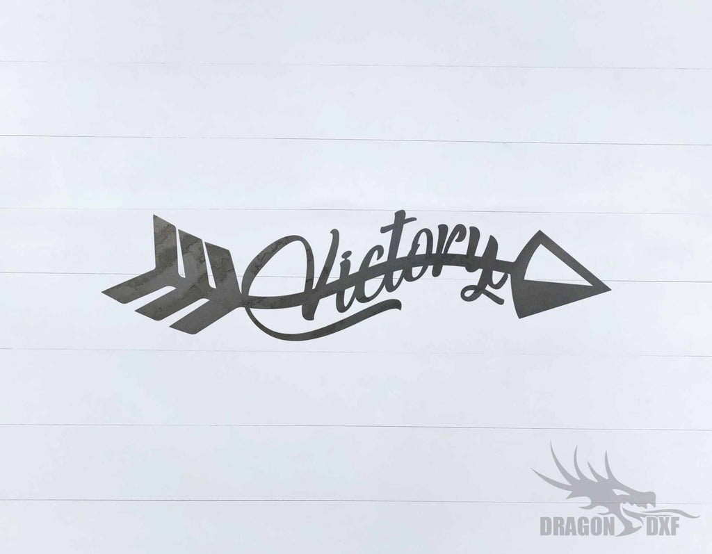 Arrow Design - Victory - DXF Download — DragonDXF