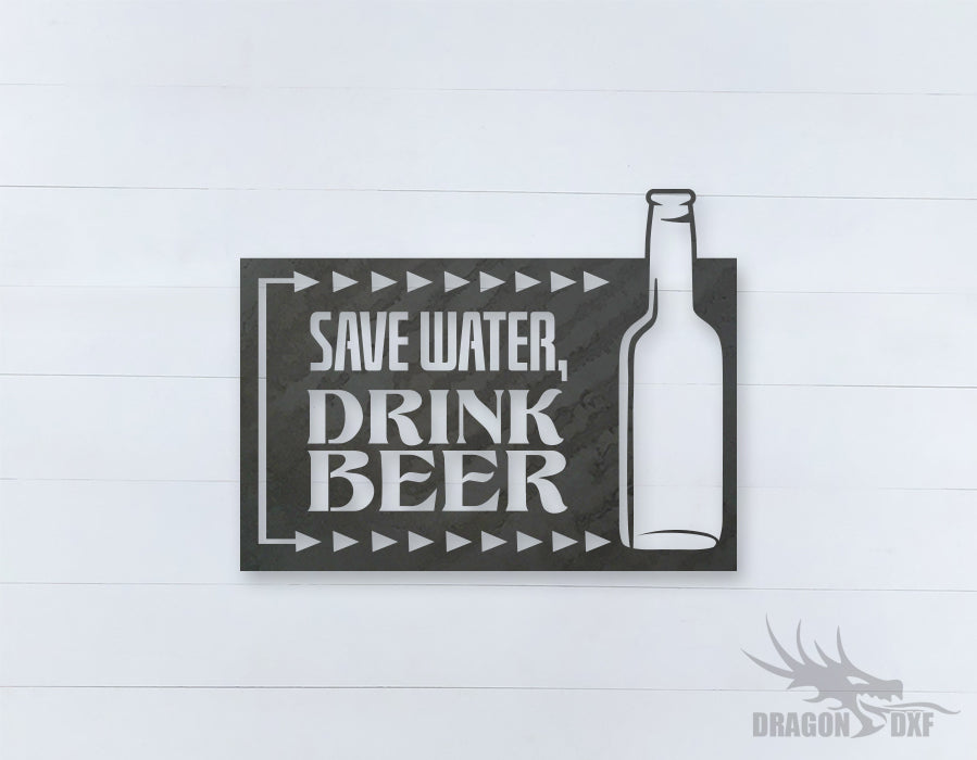 Beer Quote Sign 8 - DXF Download — DragonDXF