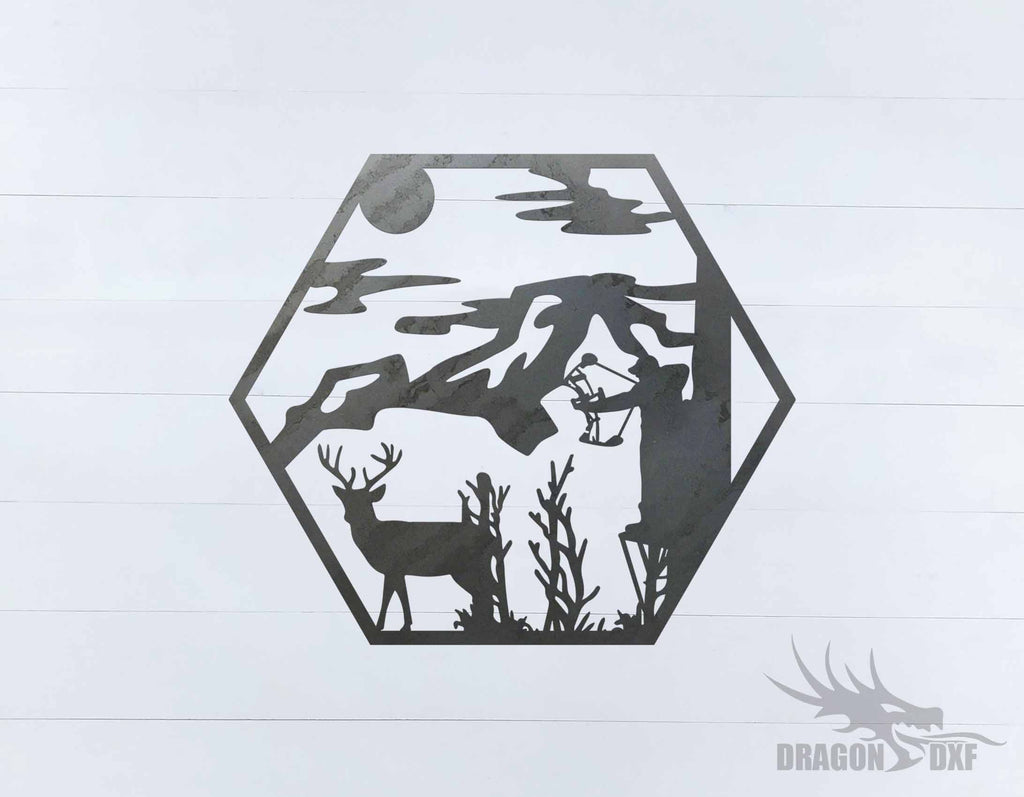Bow Hunting Design 11 - DXF Download — DragonDXF