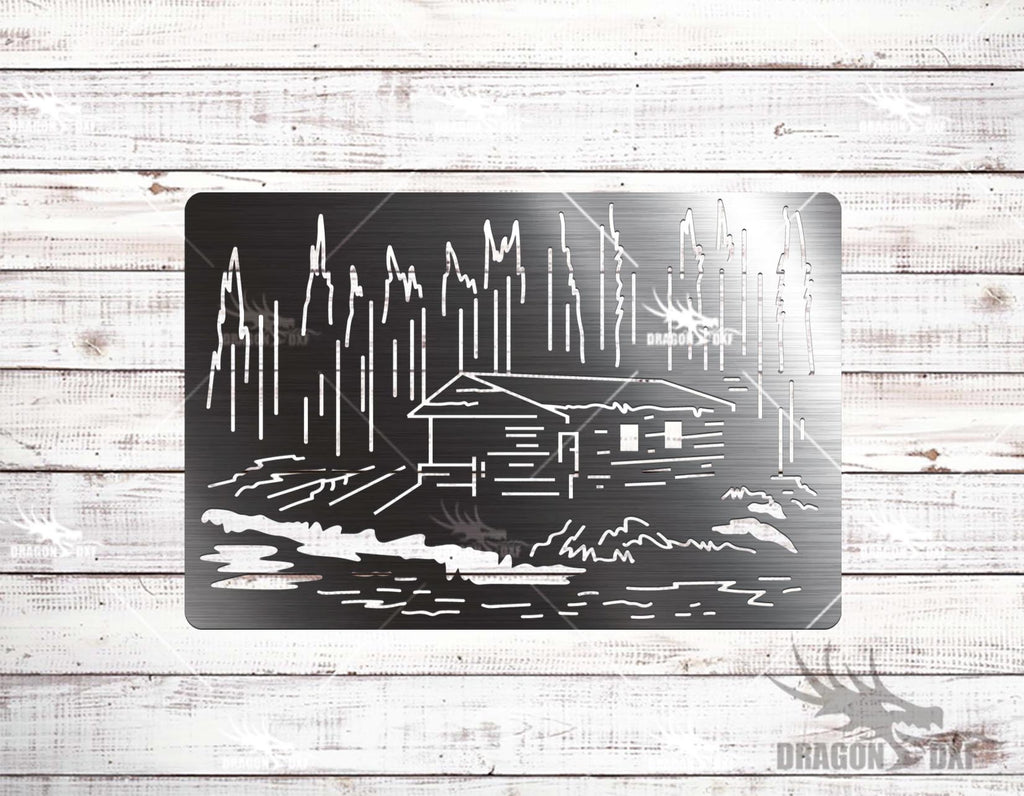 Cabin Design 2 - Plasma Laser DXF Cut File — DragonDXF