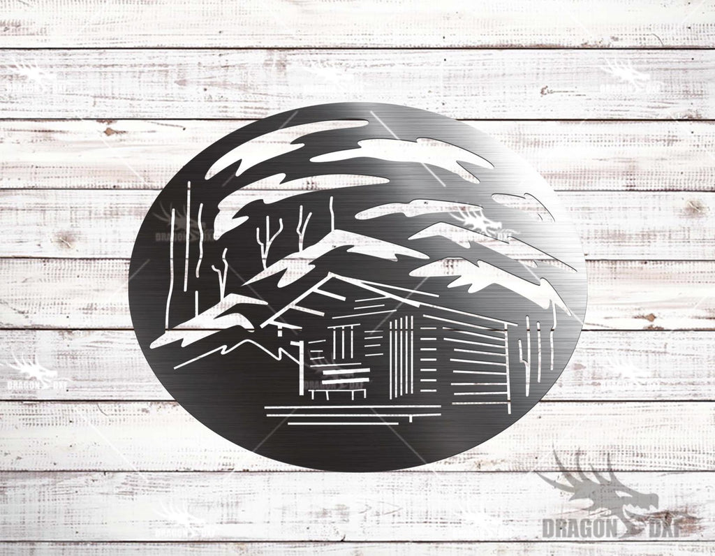 Cabin Design 9 - Plasma Laser DXF Cut File — DragonDXF
