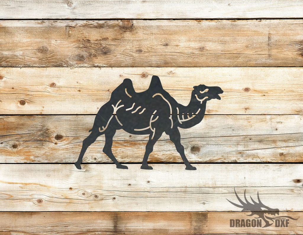 Camel Design 2 - Bactrian Camel - Camel with 2 humps - DXF Download ...