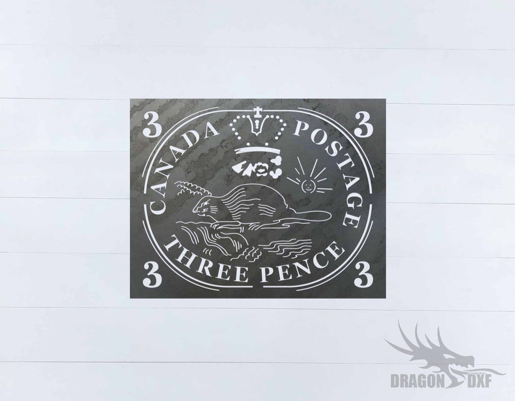 Canadian Sign 17 - DXF Download — DragonDXF