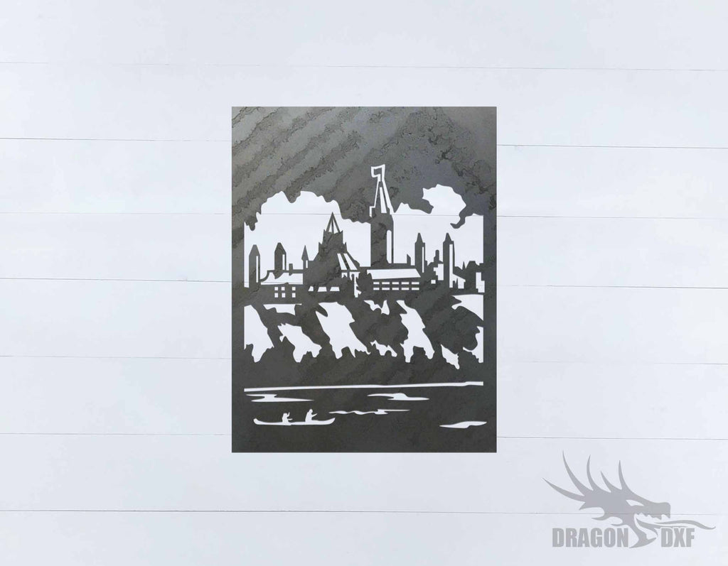 Canadian Sign 30 Ottawa - DXF Download — DragonDXF