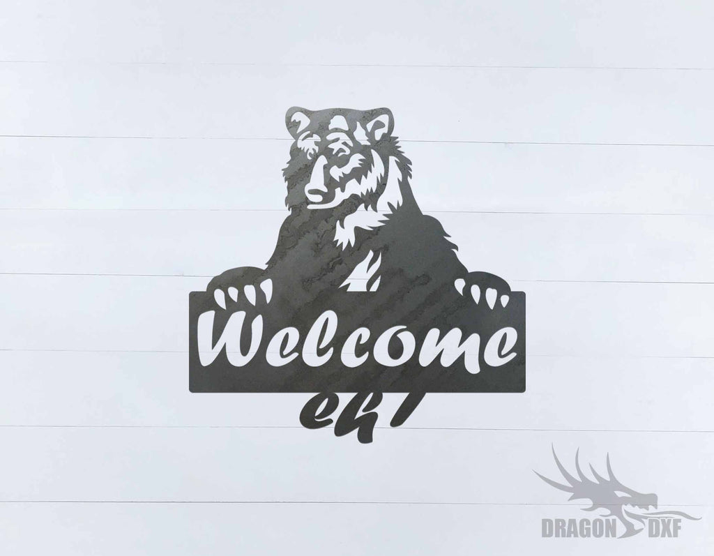 Canadian Welcome Sign 1 - DXF Download — DragonDXF
