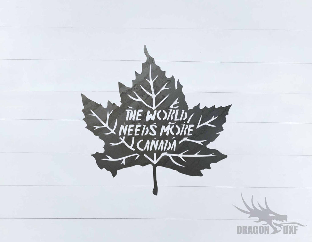 Canadian Welcome Sign 21 - DXF Download — DragonDXF
