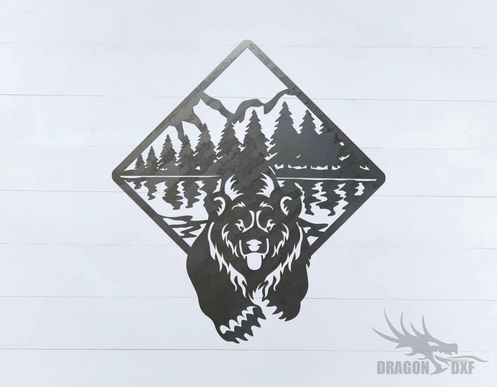 Canadian Welcome Sign 25 - DXF Download — DragonDXF