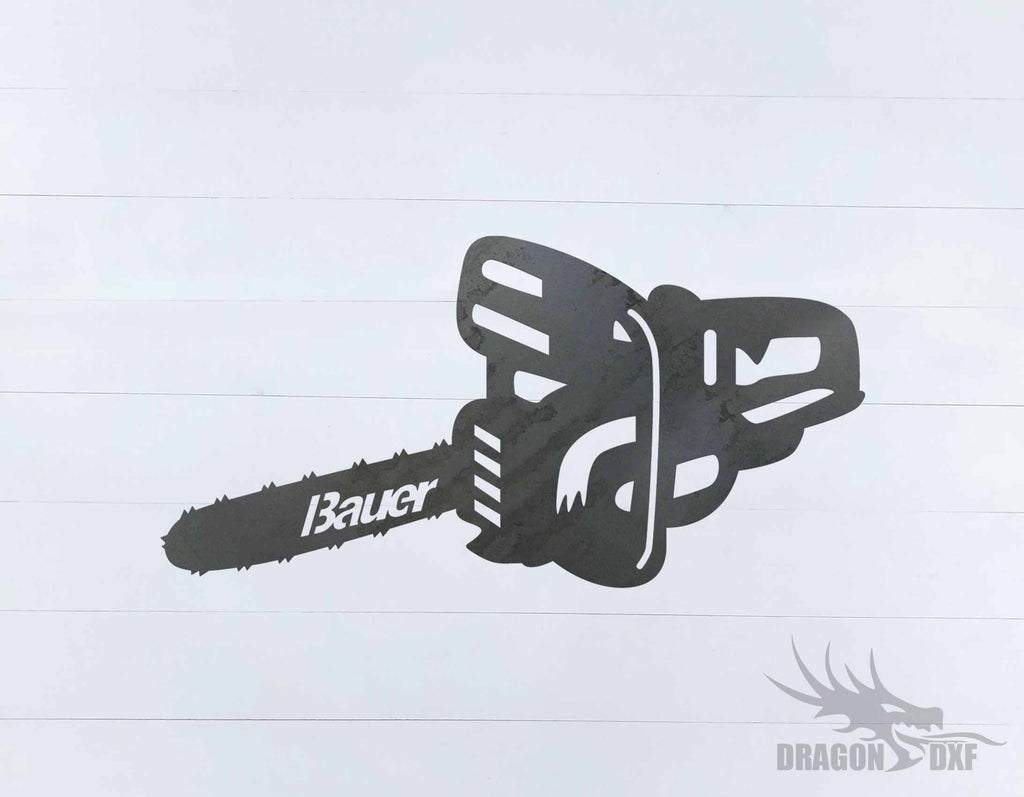 Chainsaw Design 3 - DXF Download — DragonDXF