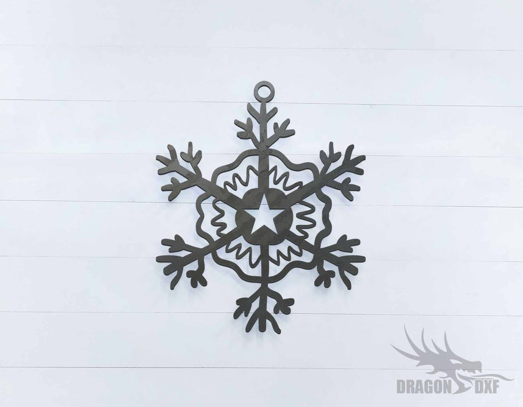 Christmas Star 3 - DXF Download — DragonDXF