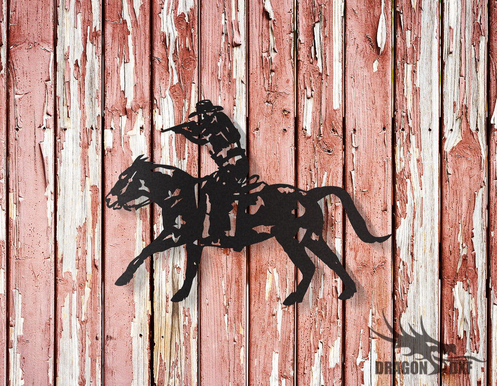 Cowboy Sign 10 - DXF Download — DragonDXF