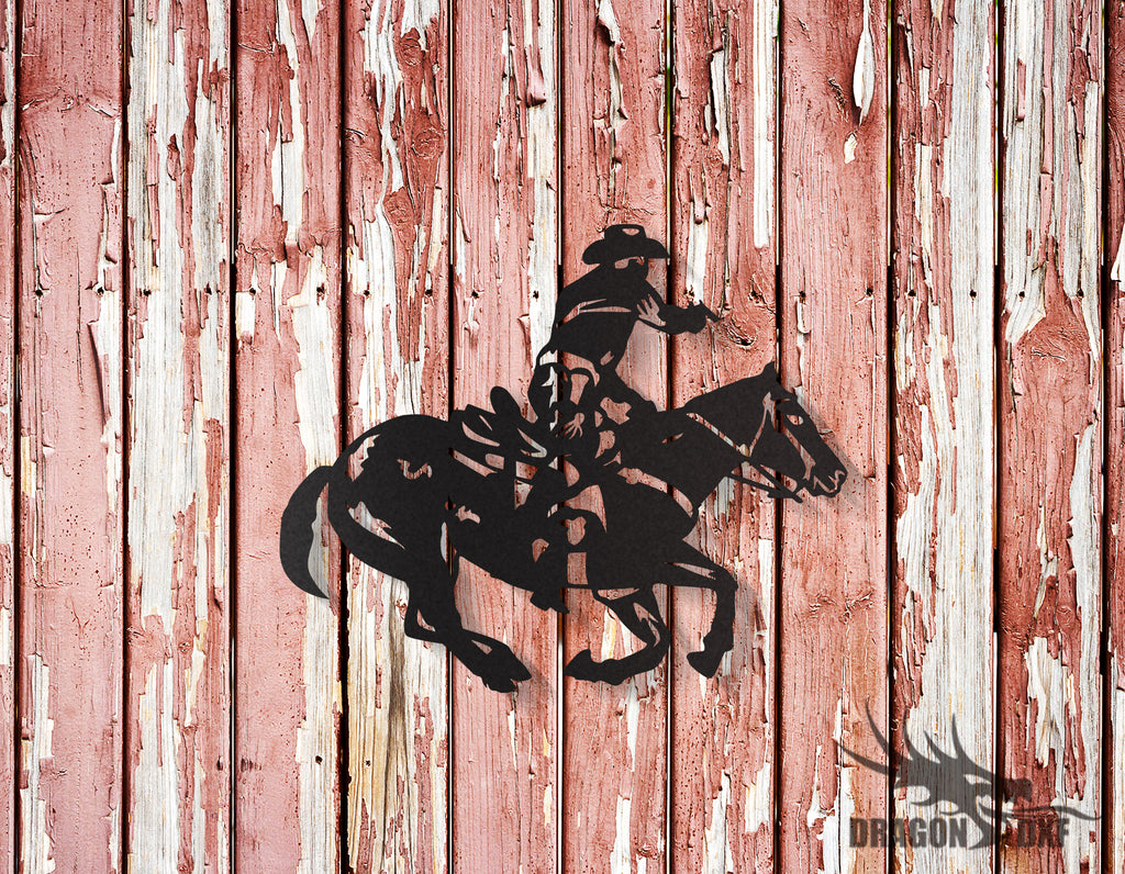 Cowboy Sign 12 - DXF Download — DragonDXF