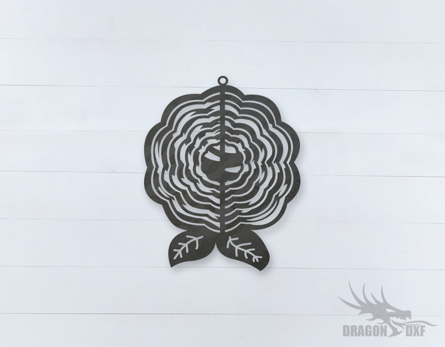 Flower Design 10 - DXF Download — DragonDXF
