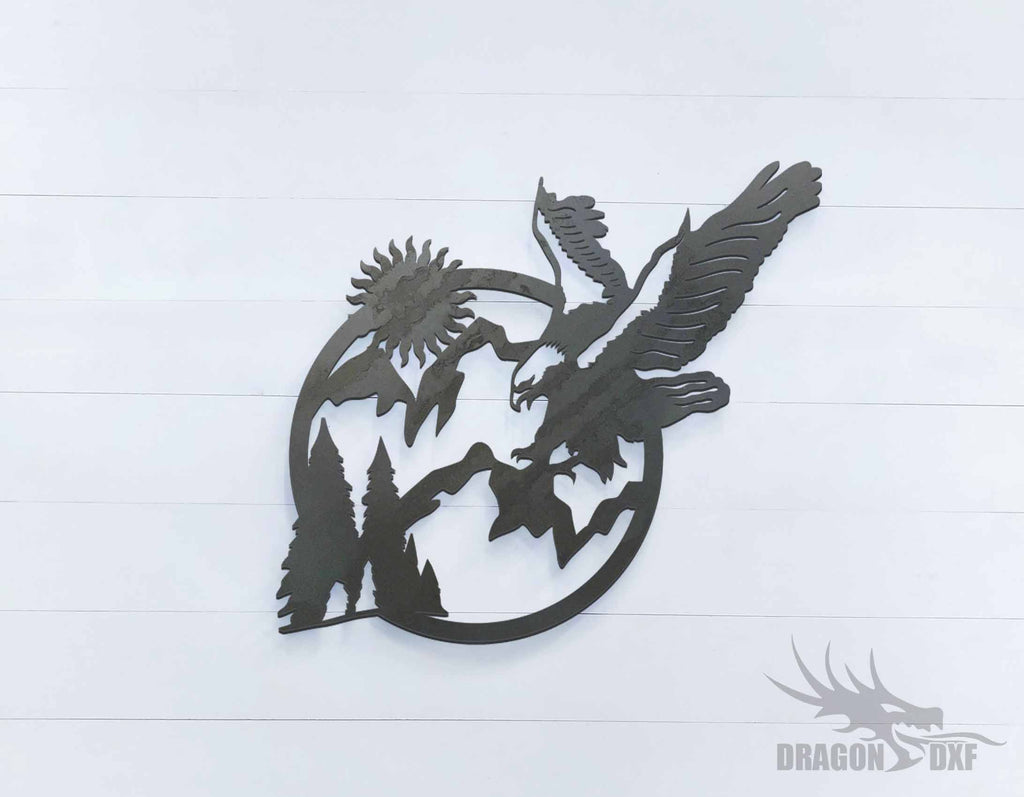 Flying Eagle - DXF Download — DragonDXF