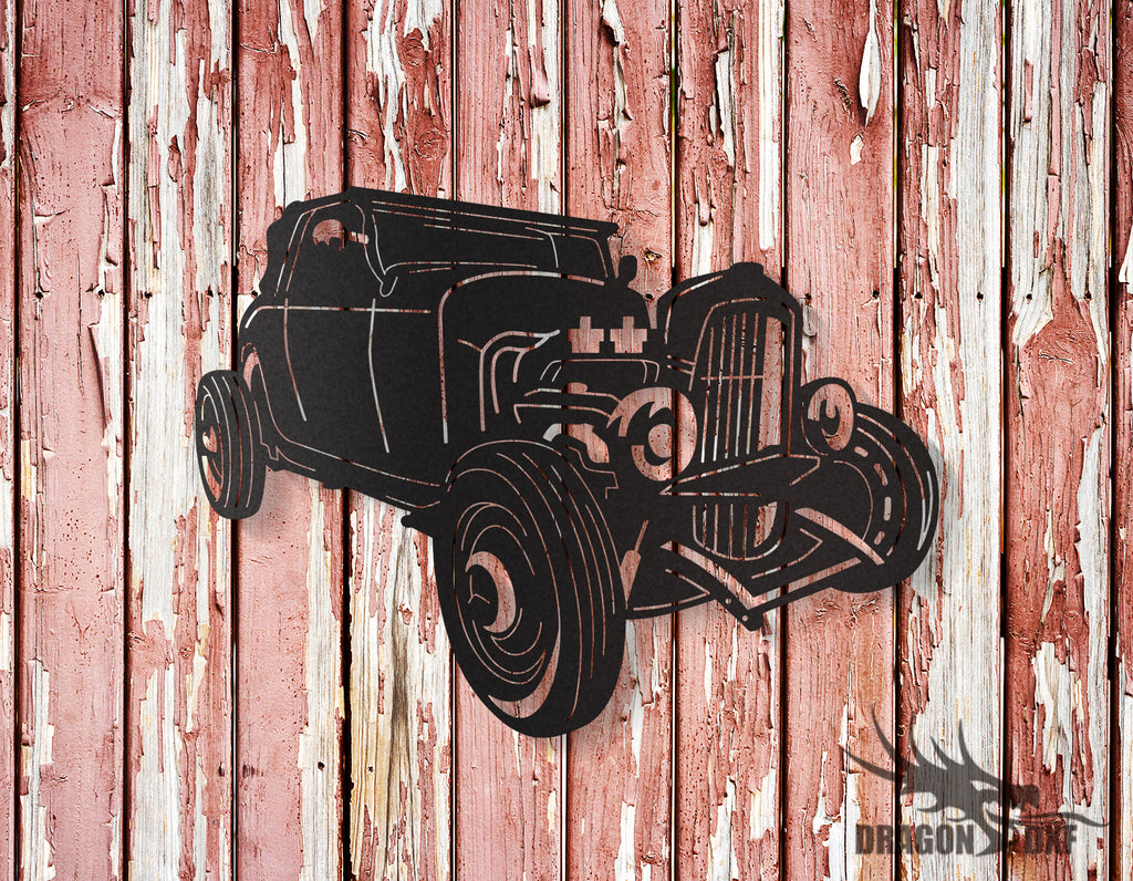 Hot Rod 2 - DXF Download — DragonDXF