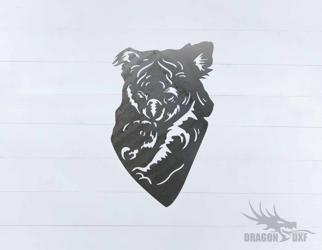 Animal - Koala 5 Design - DXF Download — DragonDXF