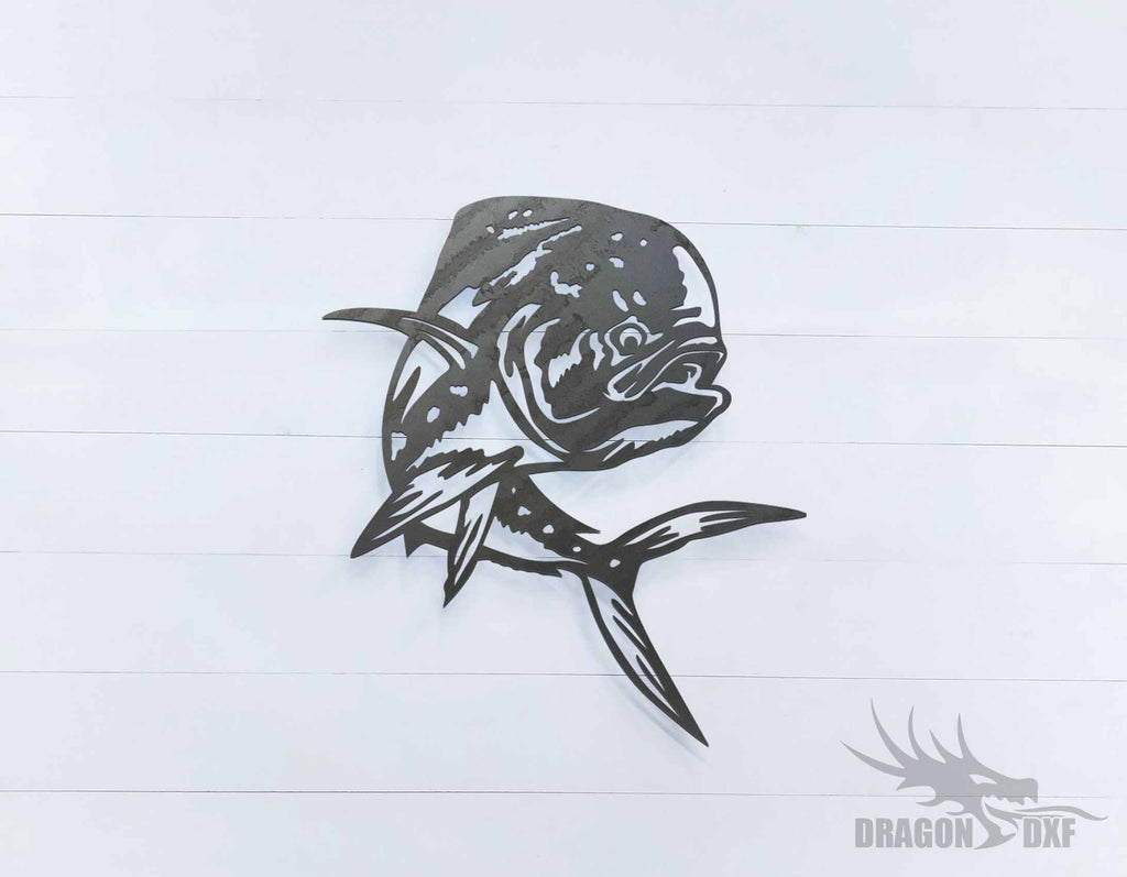 Mahimahi 1 - DXF Download — DragonDXF
