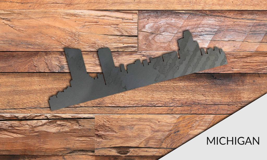 MICHIGAN Cityscape - Downtown Grand Rapids Silhouette - DXF Download ...