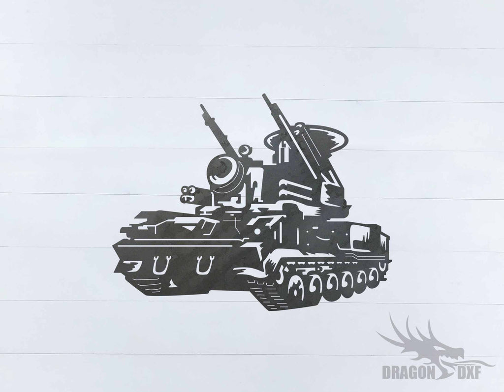 Military Vehicle Design 15 - DXF Download — DragonDXF