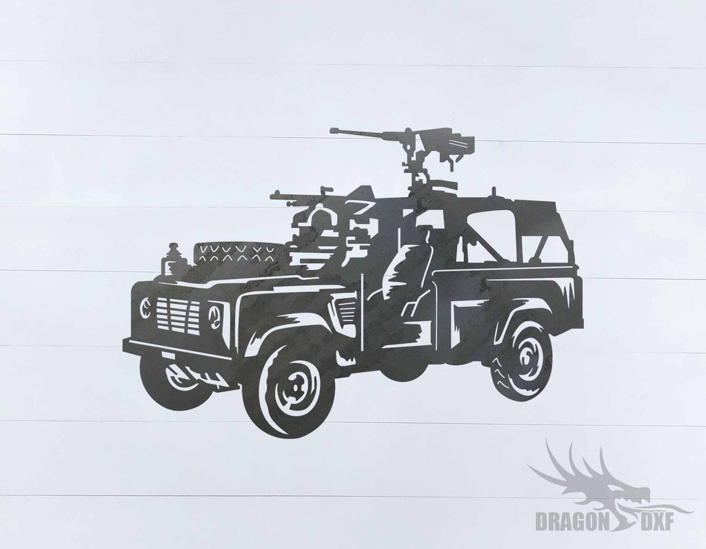 Military Vehicle Design 2 - DXF Download — DragonDXF