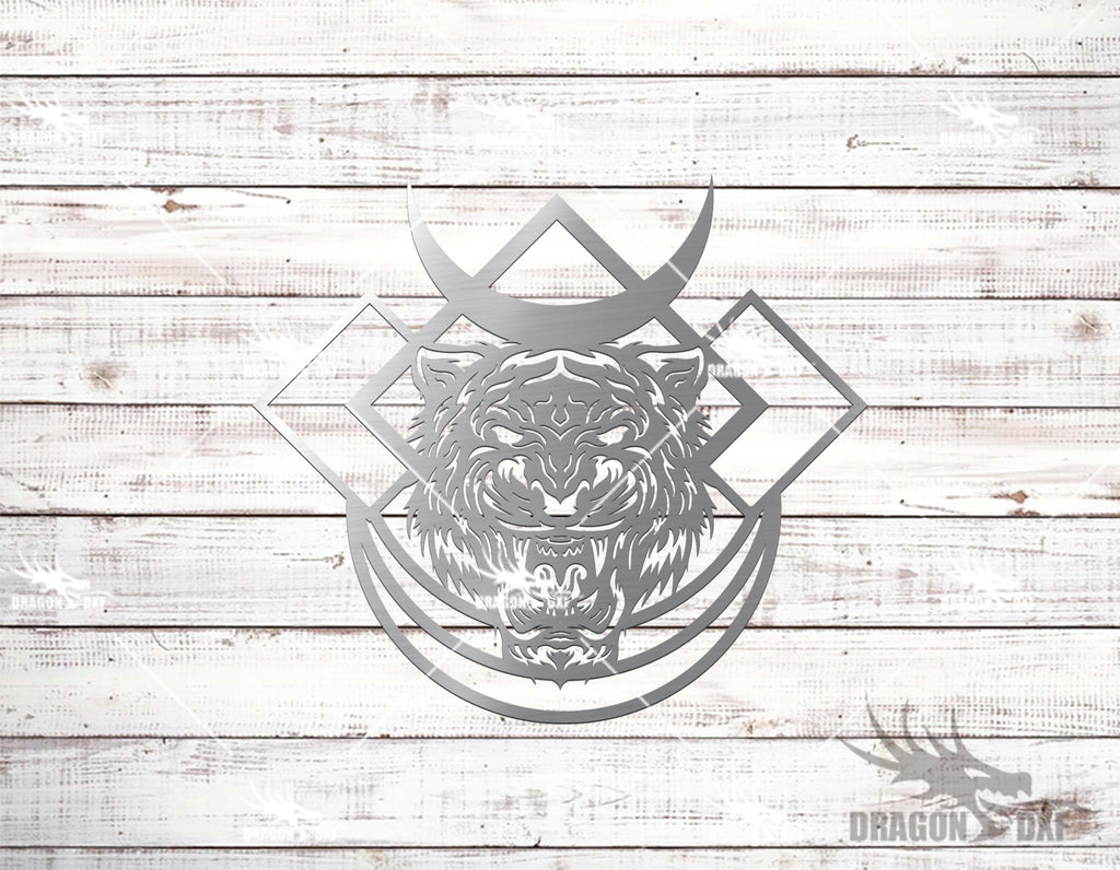 Neo Trad Tiger Design 2 - Plasma Laser DXF Cut File — DragonDXF