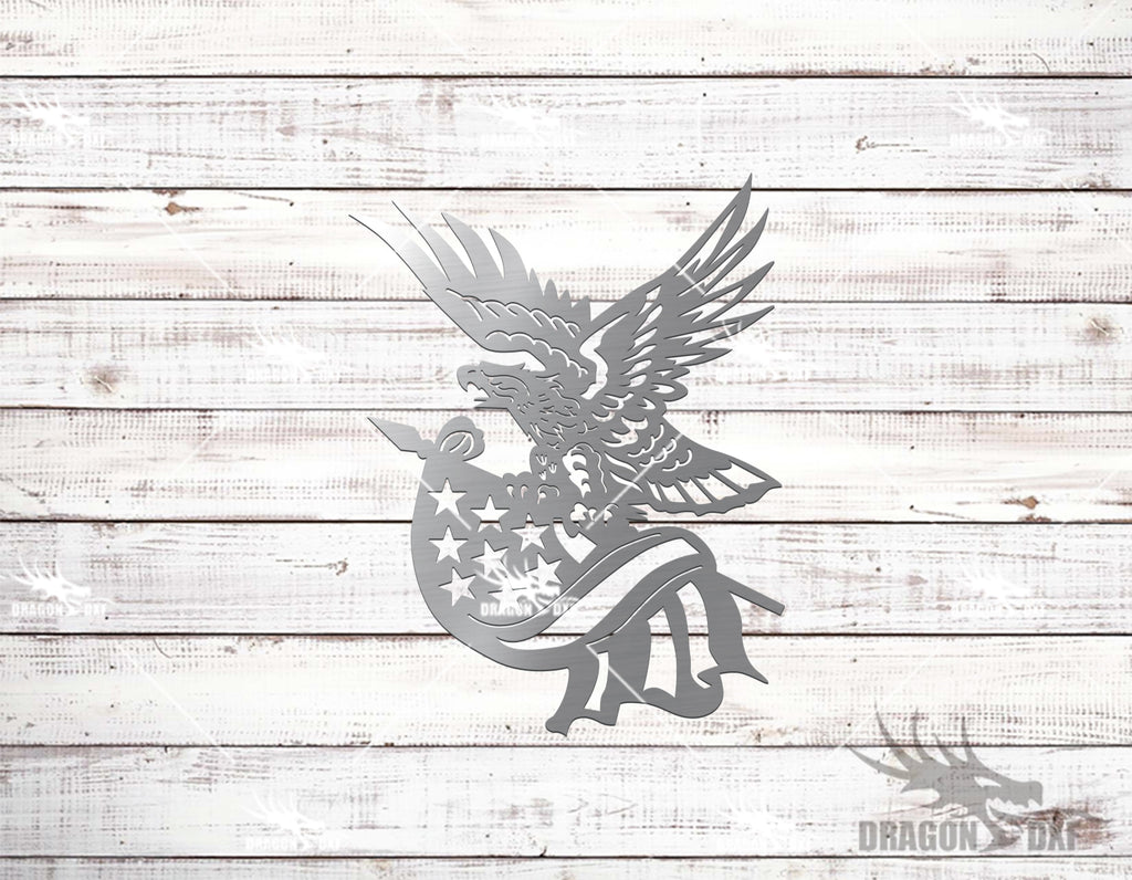 Neo Trad Eagle Design 10 - Plasma Laser DXF Cut File — DragonDXF