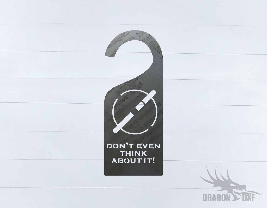 No Smoking Sign 14 - DXF Download — DragonDXF