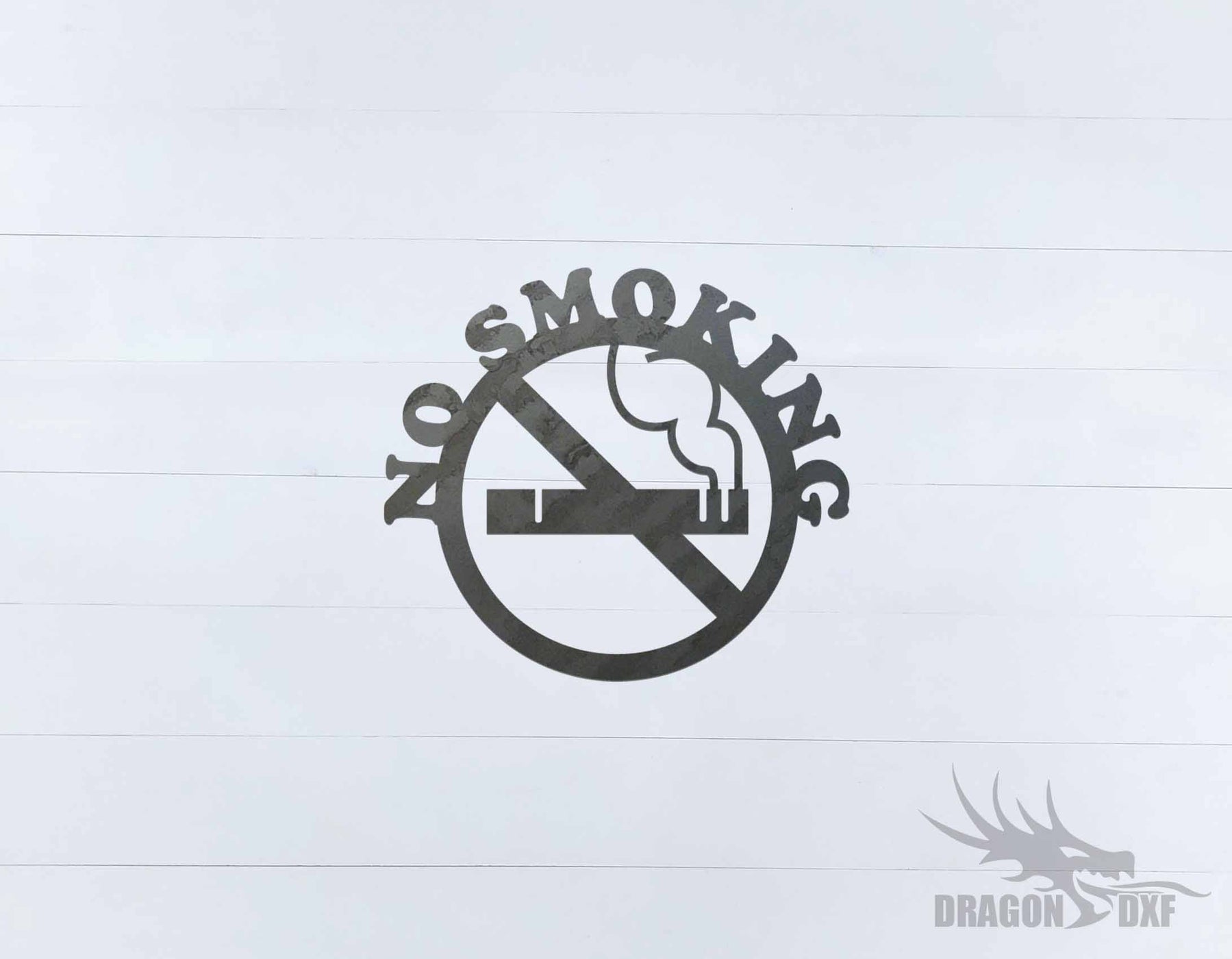 No Smoking Sign 9 - DXF Download — DragonDXF