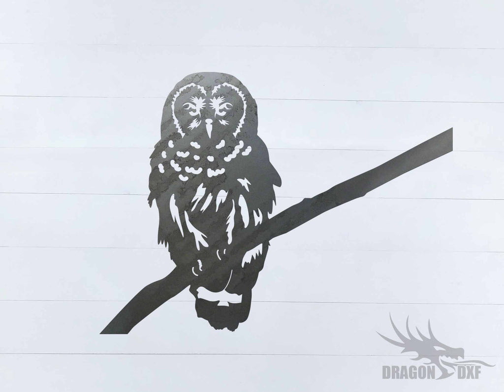Animal - Owl 11 Design - DXF Download — DragonDXF