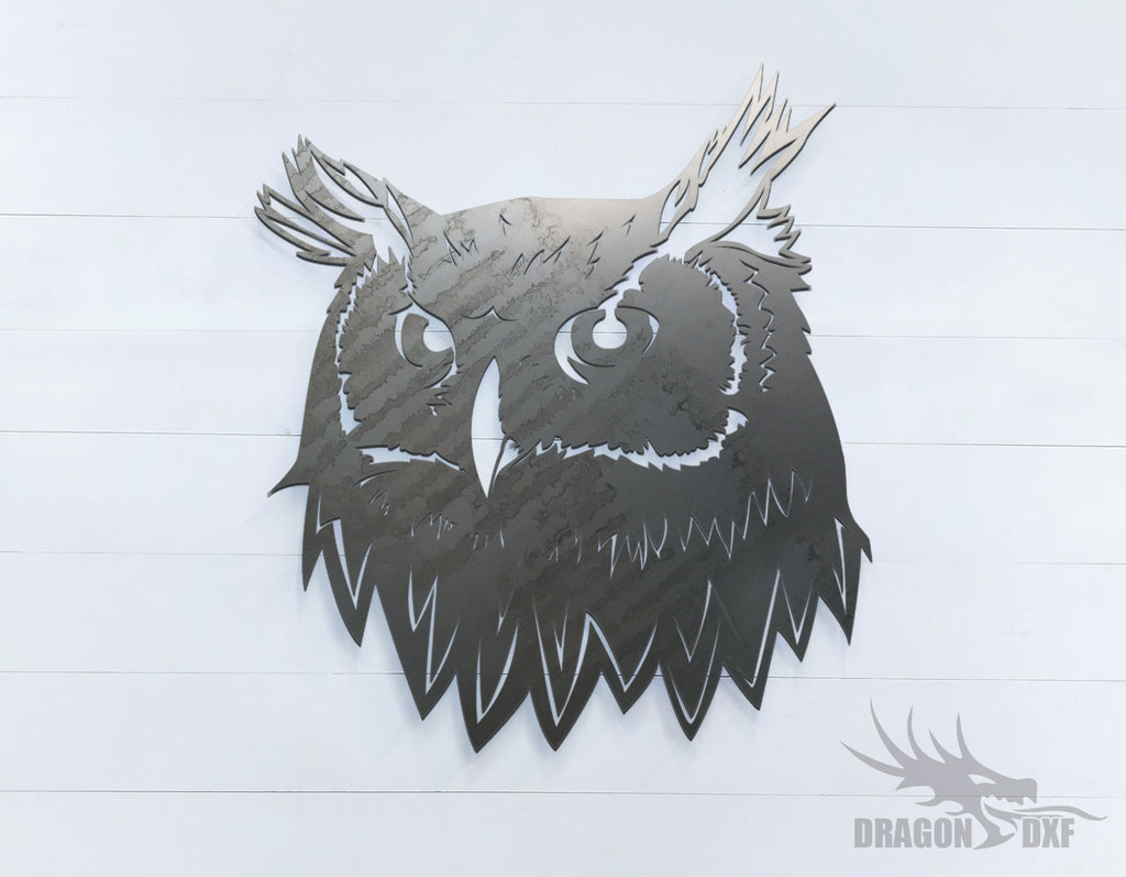 Owl - Zoo Animals - DXF Download — DragonDXF