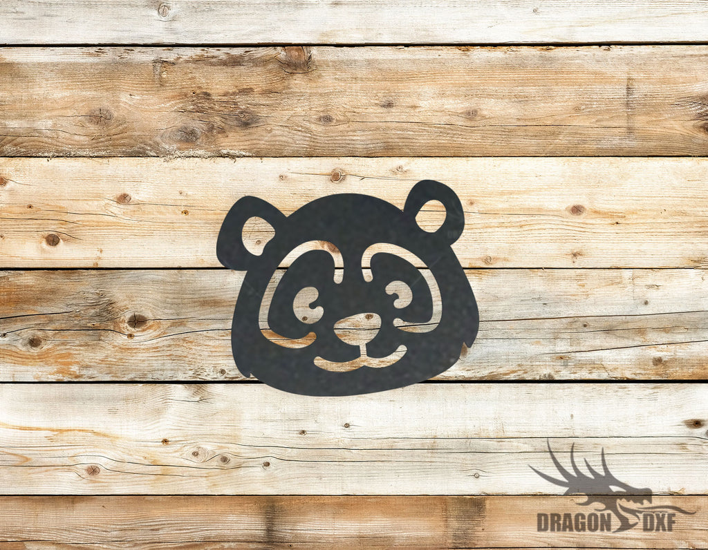 Panda design 1 - DXF Download — DragonDXF