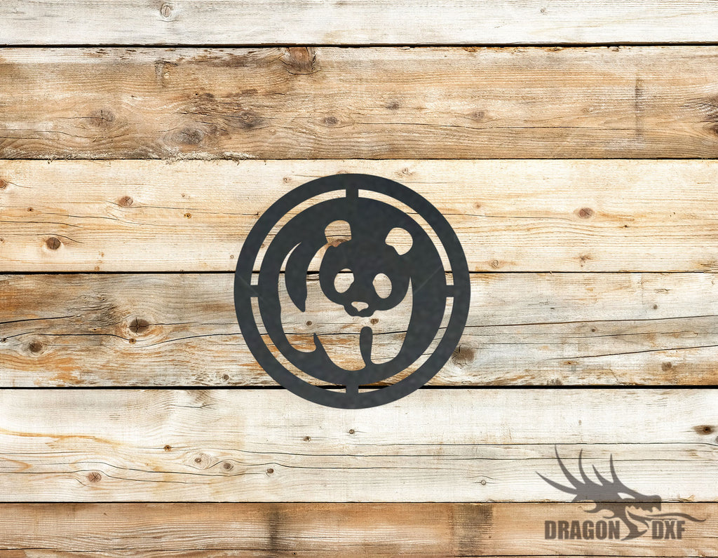 Panda design 4 - DXF Download — DragonDXF