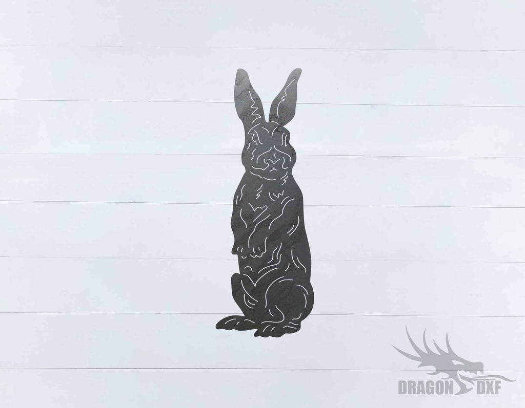 Animal - Rabbit Design - DXF Download — DragonDXF