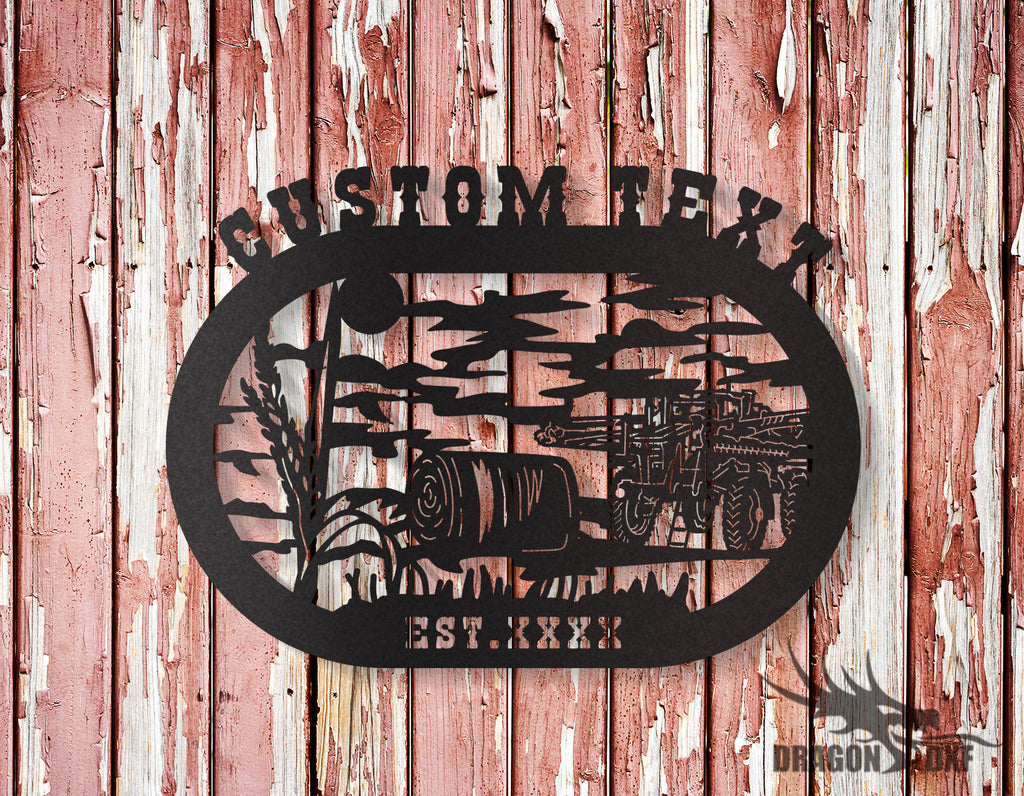 Ranch Custom Sign 4 - DXF Download — DragonDXF