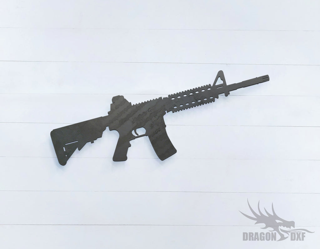 Rifle Gun-24 - DXF Download — DragonDXF