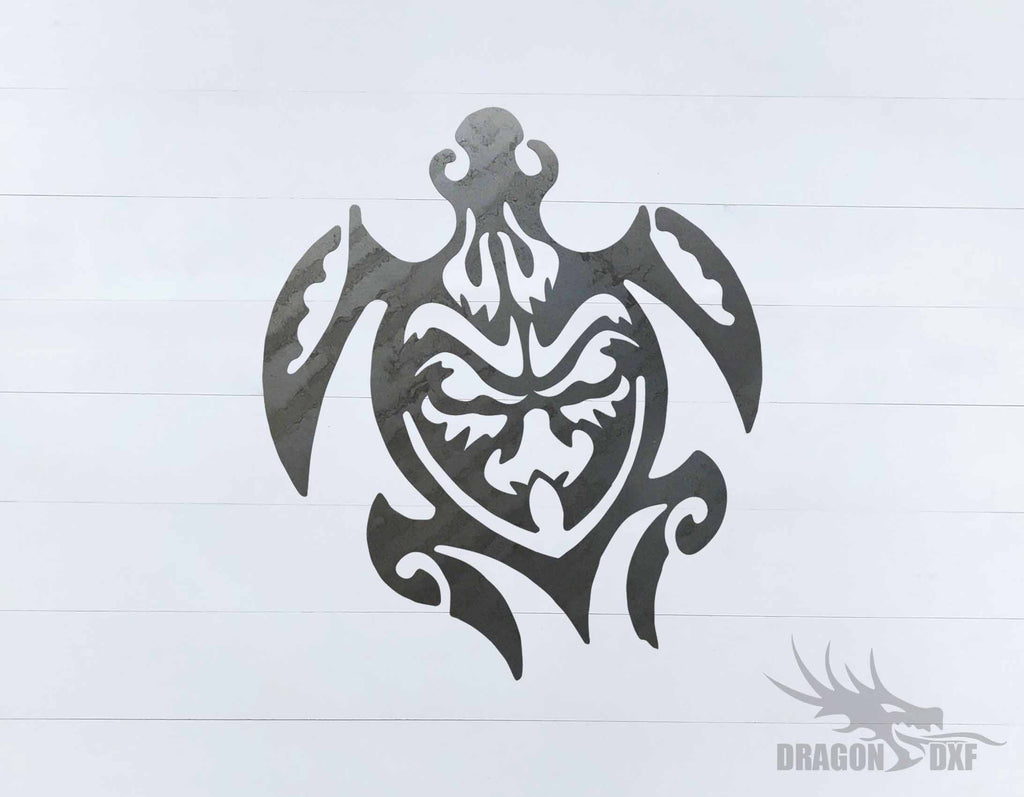 Sea Turtle 6 - DXF Download — DragonDXF