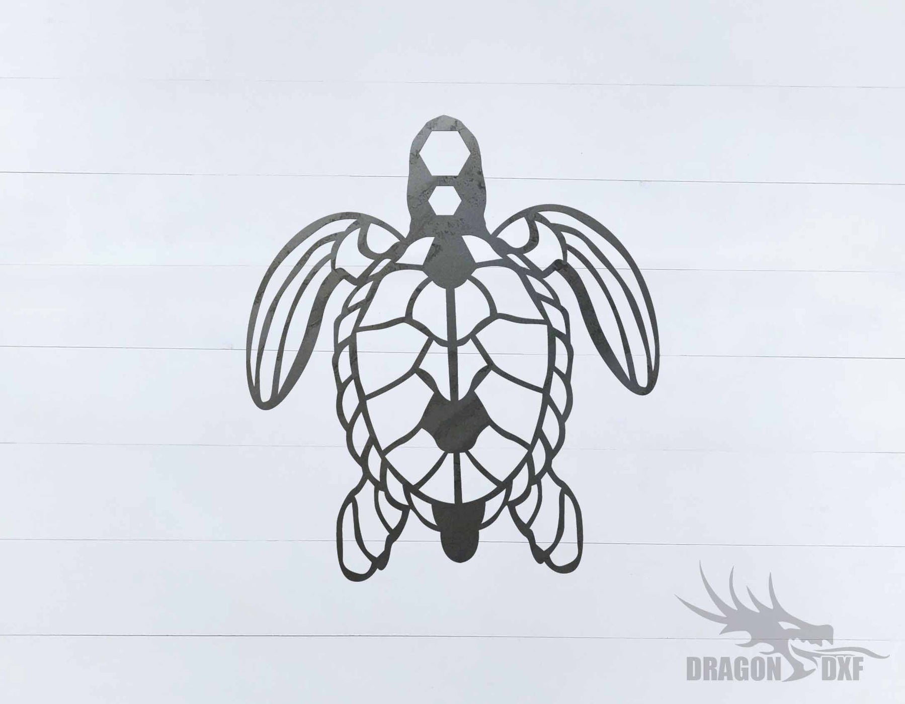 Sea Turtle 7 - DXF Download — DragonDXF