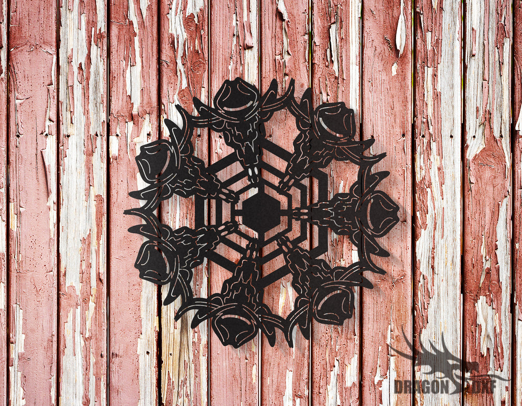 Snowflakes Design (25 Designs) - Plasma Laser DXF Cut File — DragonDXF