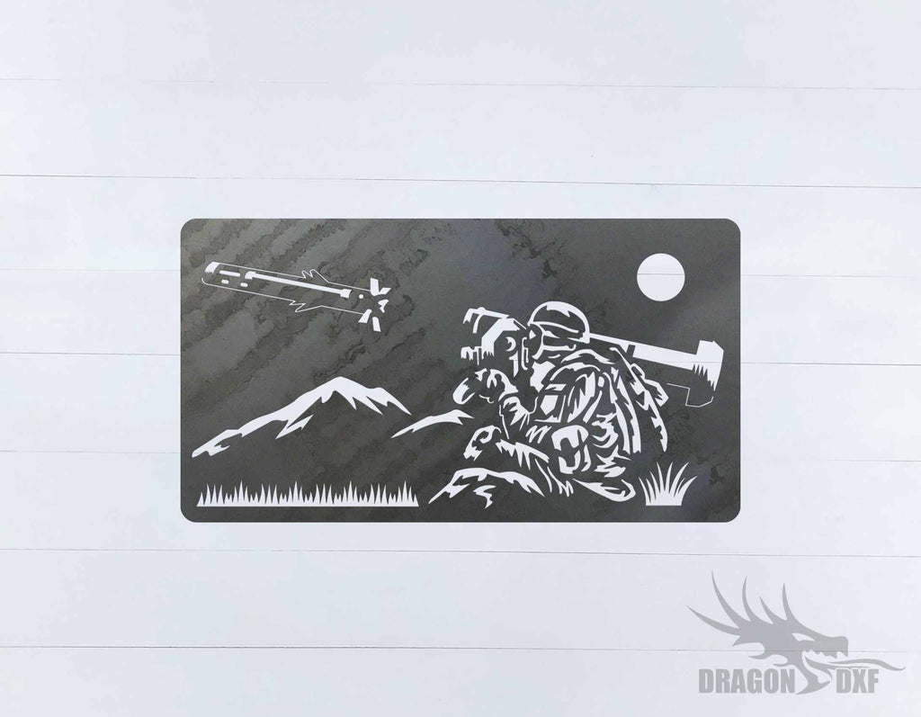 Soldier Design 18 - DXF Download — DragonDXF