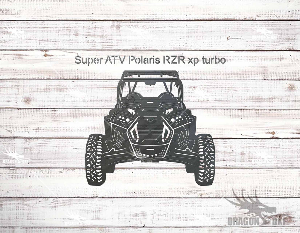 Super Side by Side SXS Turbo Design - Plasma Laser DXF Cut File — DragonDXF