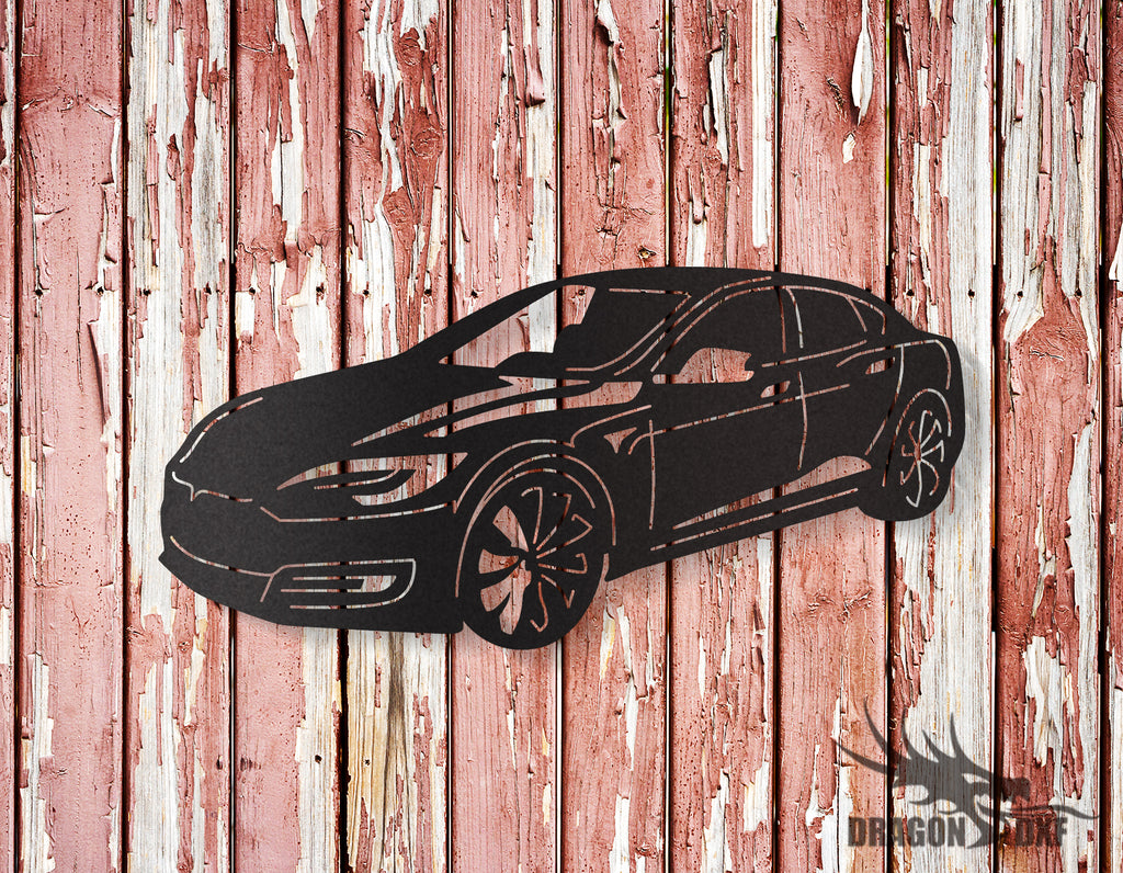 Tesla Model S - DXF Download — DragonDXF