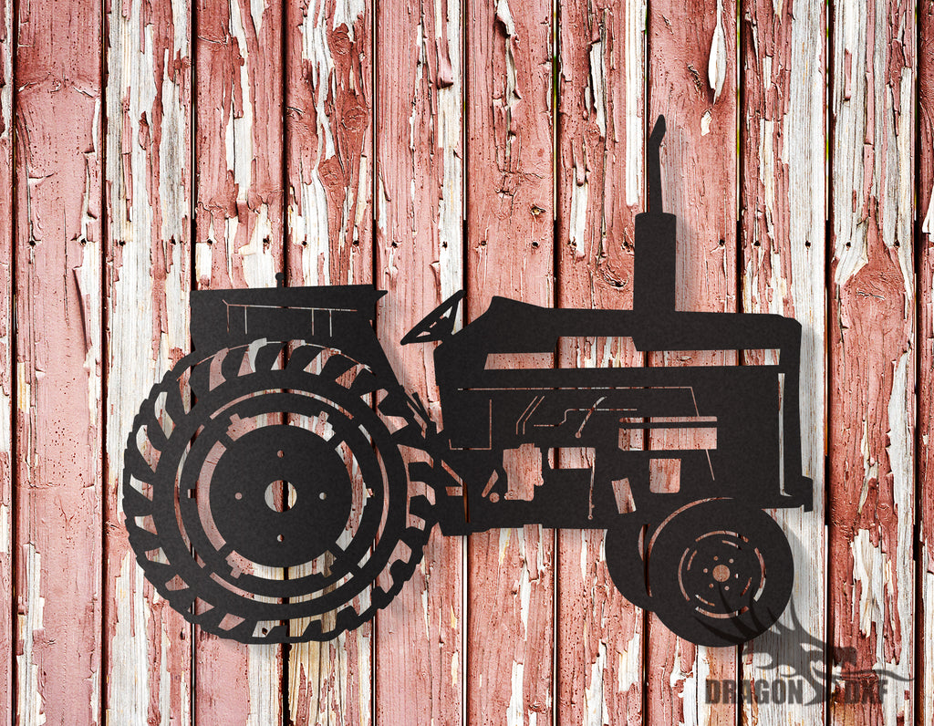 Tractor 3 - DXF Download — DragonDXF