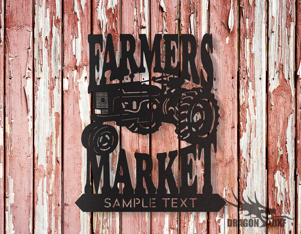 Tractor Sign 1 - DXF Download — DragonDXF