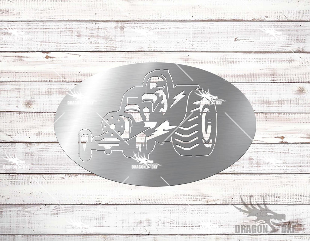 Tractor Pulling 8 Design - Plasma Laser DXF Cut File — DragonDXF
