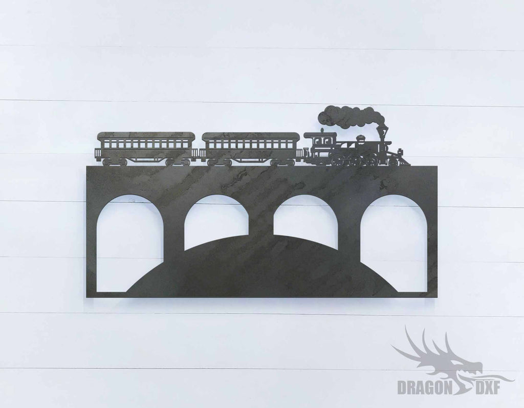 Train Bridge - DXF Download — DragonDXF