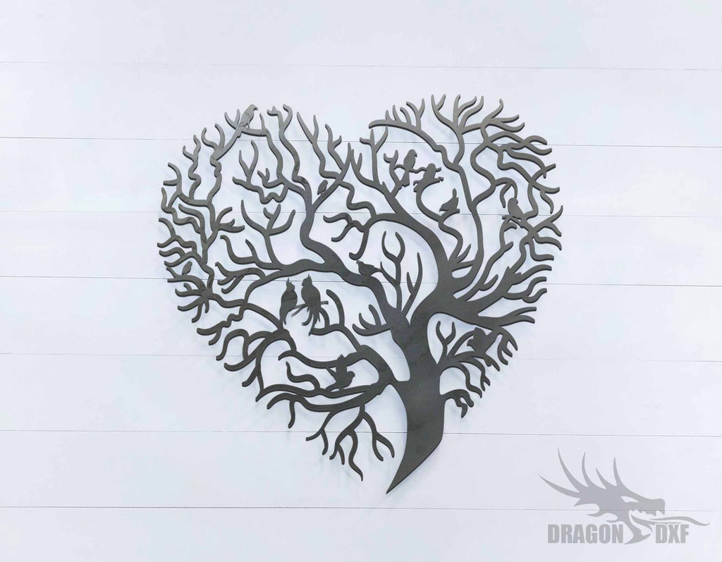 Tree of Life - Heart - DXF Download — DragonDXF